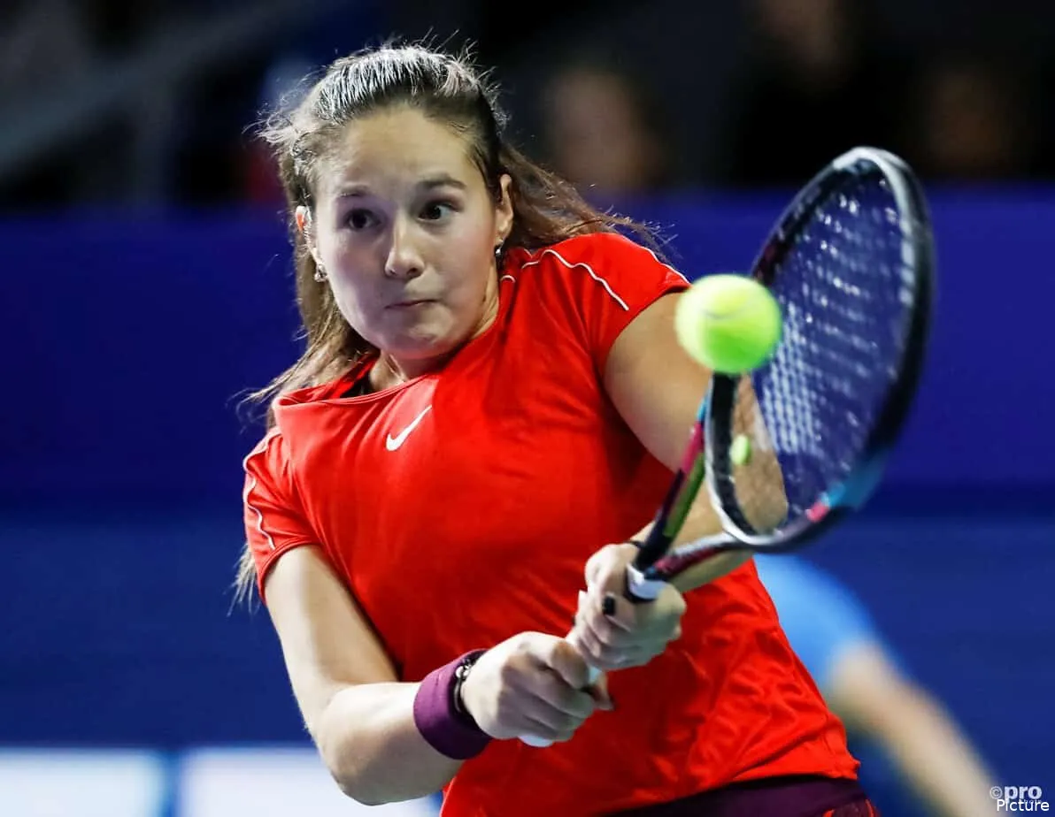 Daria Kasatkina takes issue with journalist Ben Rothenberg putting some blame on players for ...